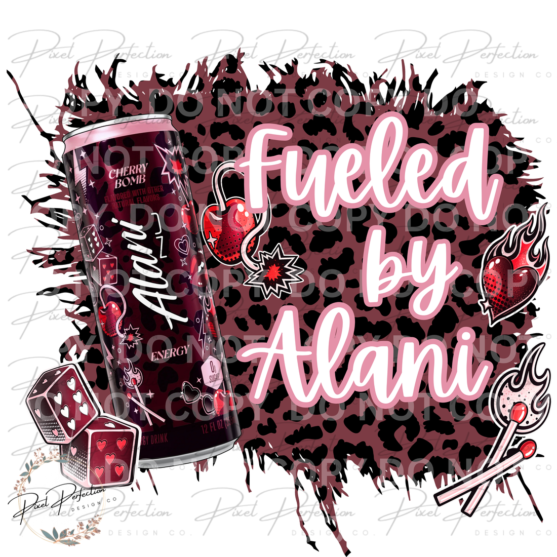 Alani Cherry bomb energy drink png – Pixel Perfection Design Co